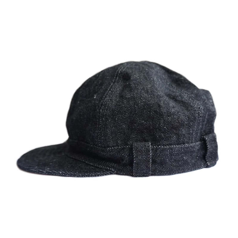 Samurai Jeans 17oz Denim Work Cap - Black | Garmentory