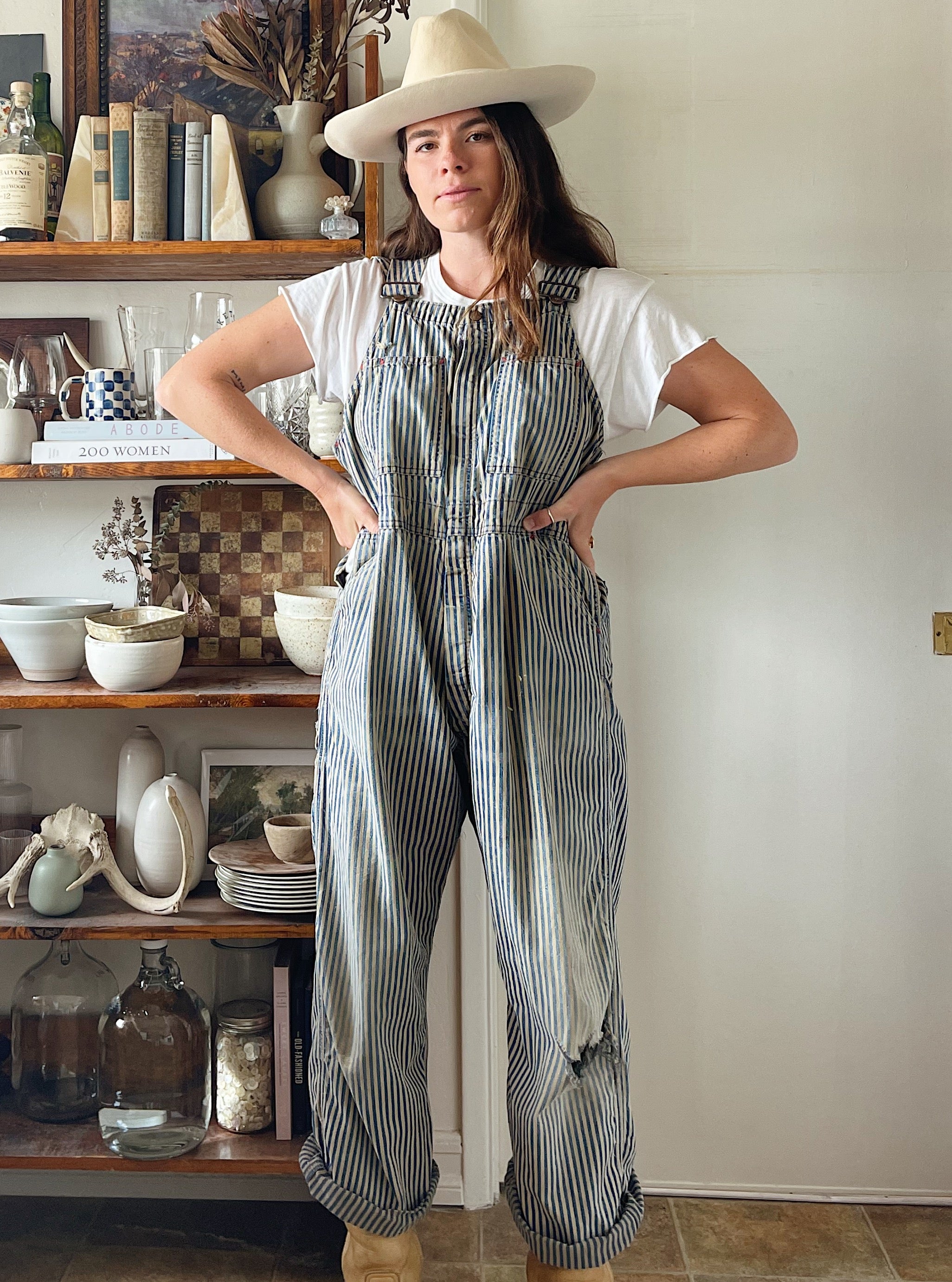 Big Mac Railroad Overalls - Hickory Stripe | Garmentory