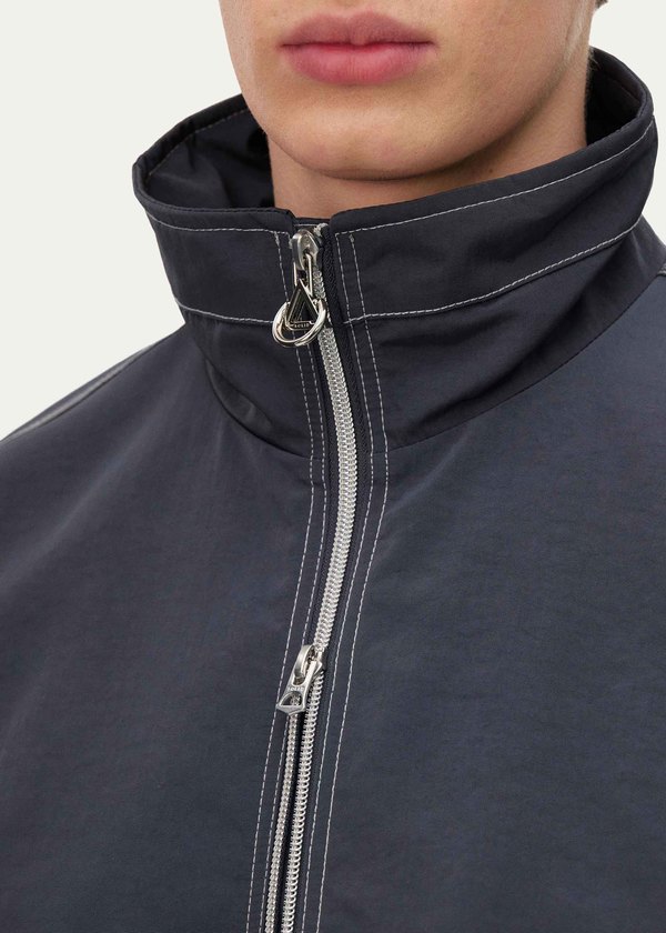 solid homme Contrast Track Jacket - Navy | Garmentory