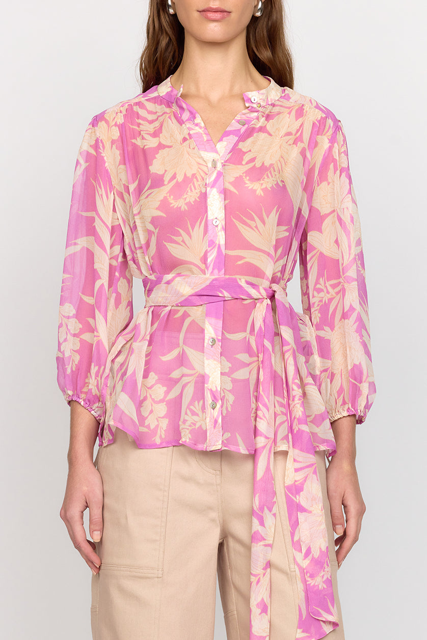 CHRISTY LYNN Matilda Top - Purple Rosette | Garmentory