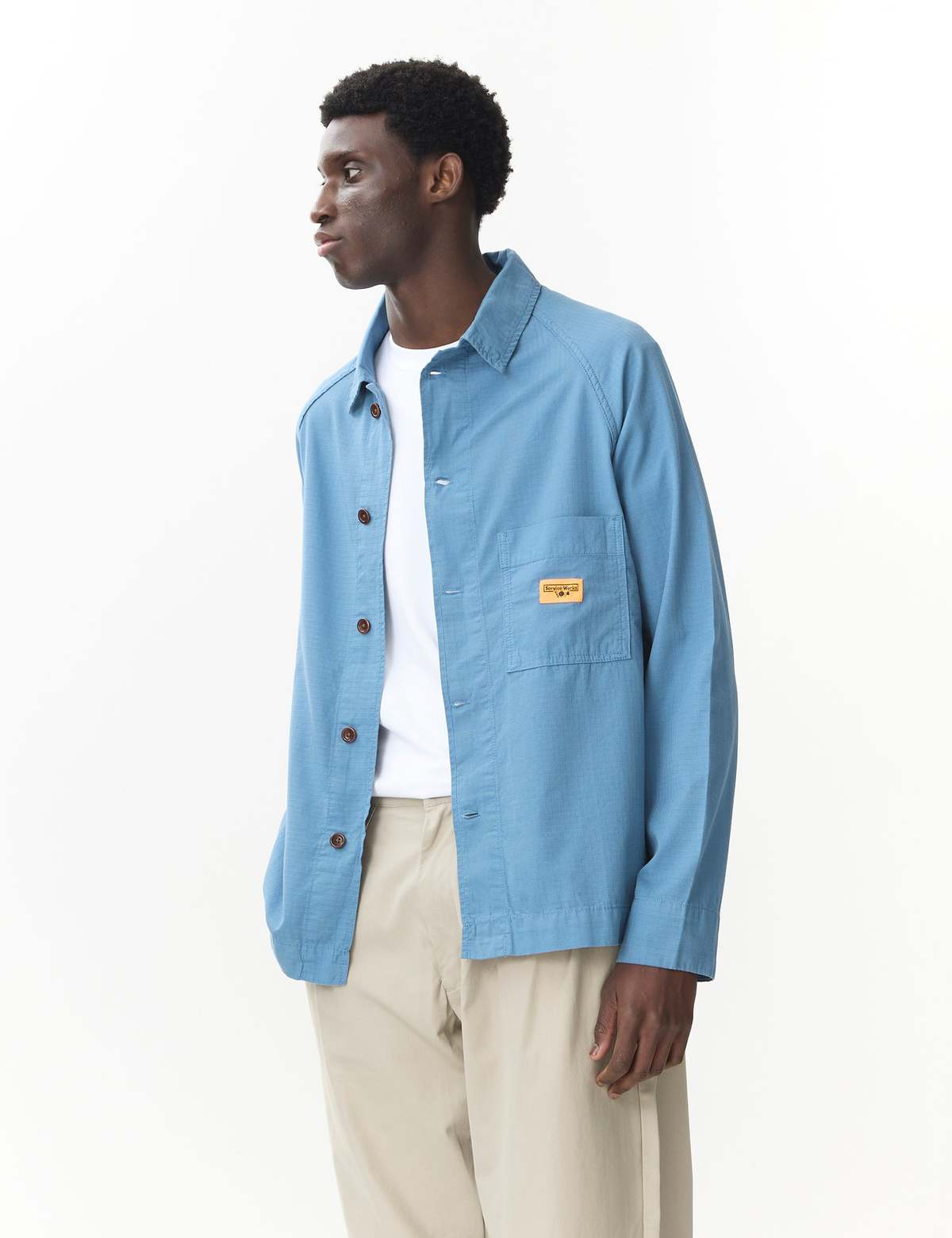 Service Works Ripstop FOH Jacket - Work Blue | Garmentory