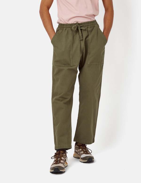 Service Works Classic Canvas Chef Pant - Olive Green | Garmentory