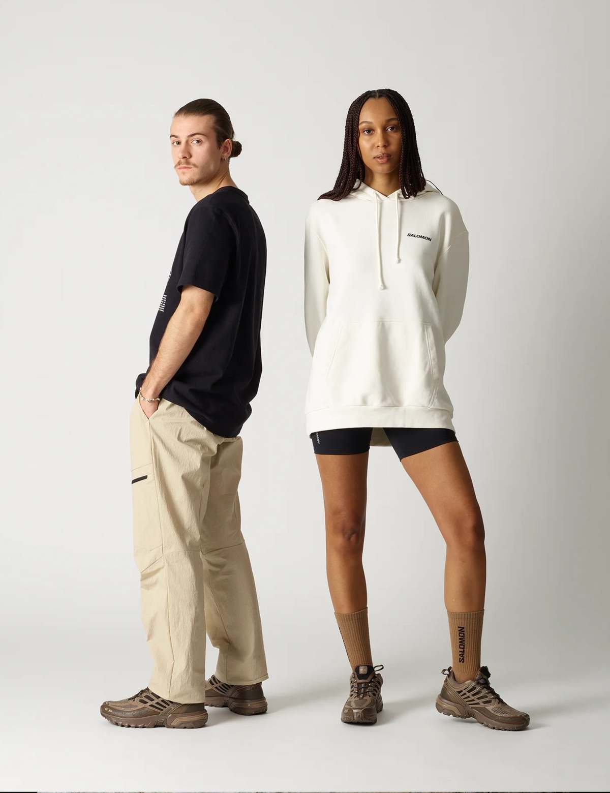 SALOMON ACS PRO Desert Trainers Shoes - Dark Earth/Caribou/Wren ...