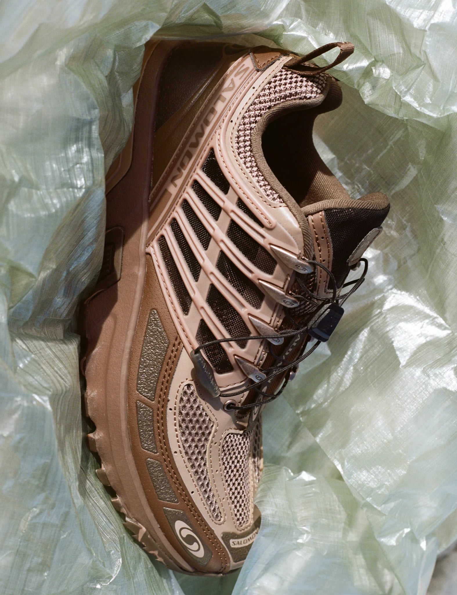 SALOMON ACS PRO Desert Trainers Shoes - Dark Earth/Caribou/Wren ...