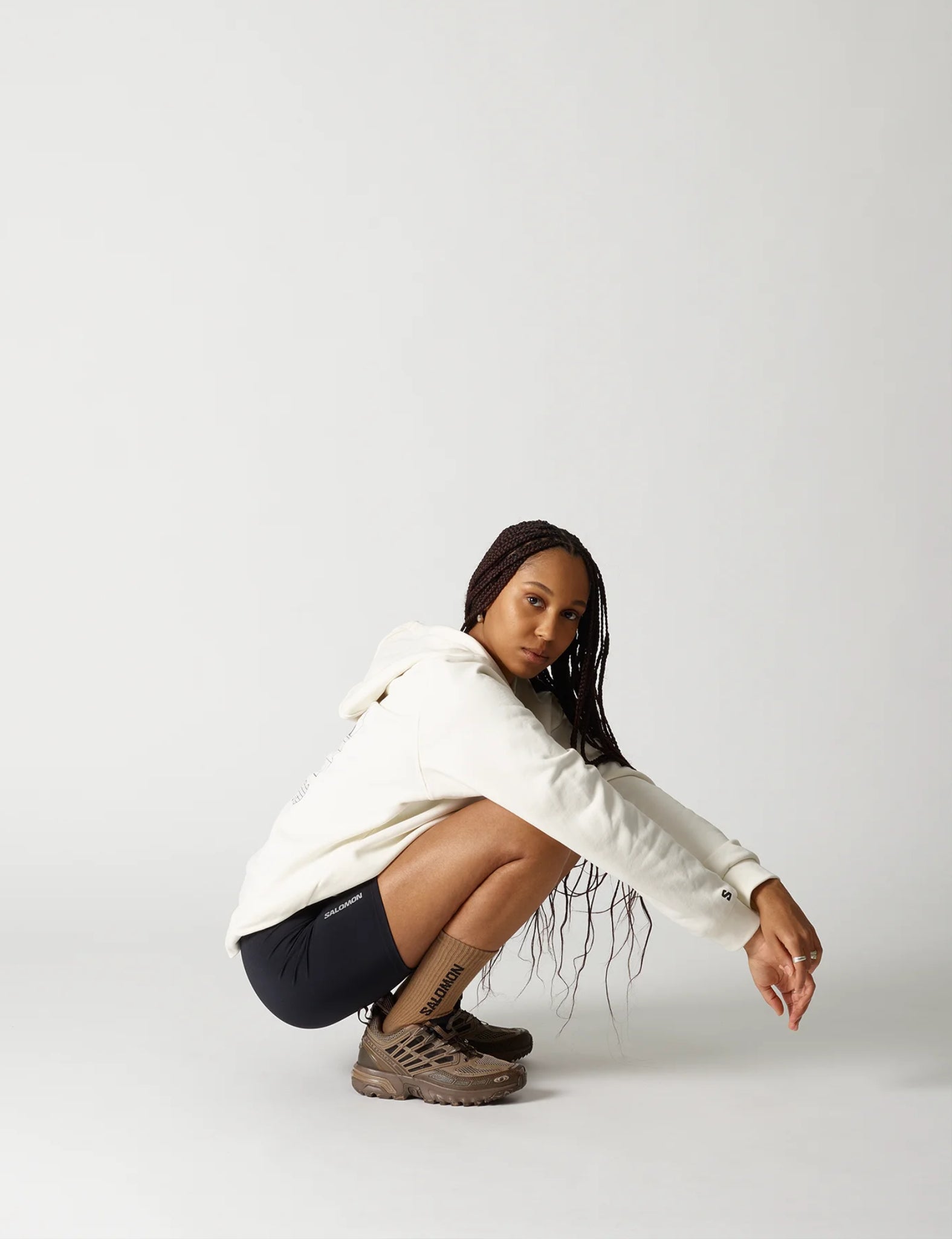 SALOMON ACS PRO Desert Trainers Shoes - Dark Earth/Caribou/Wren ...