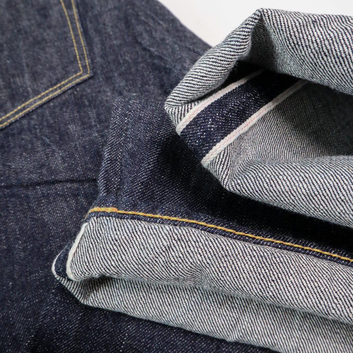 Full Count 1101W Straight Leg One Wash Jeans - Indigo Blue | Garmentory