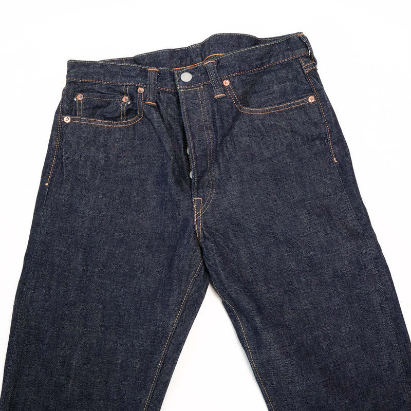 Full Count 1108W Slim Straight One Wash Jeans - Indigo Blue | Garmentory
