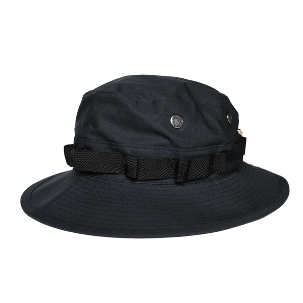 Orslow US Army Ripstop Jungle Hat - Black | Garmentory