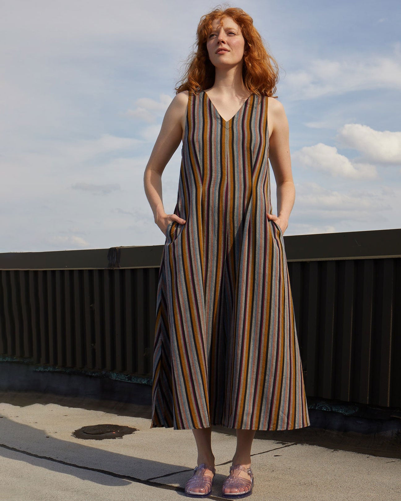 RUJUTA SHETH Forever Jumper - Storm Stripes | Garmentory