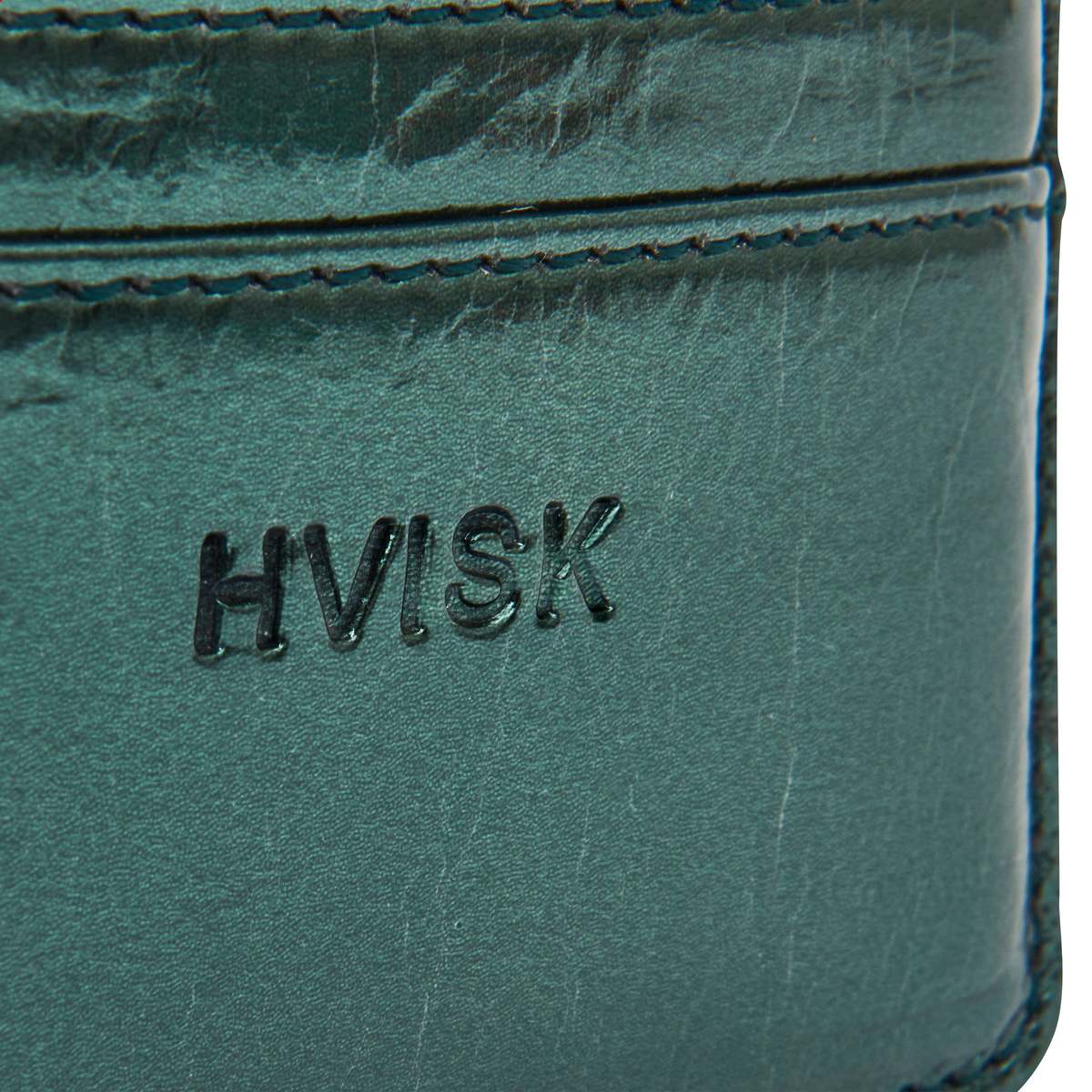 HVISK METALLIC STRUCTURE CARDHOLDER wallet - SHEENY GREEN | Garmentory