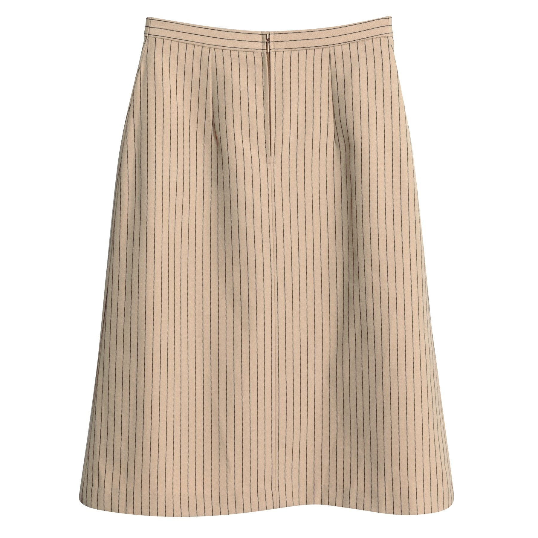 Sundazed (Germany) Twill Weave Schurwolle Blend Inverted Pleat A-Line ...