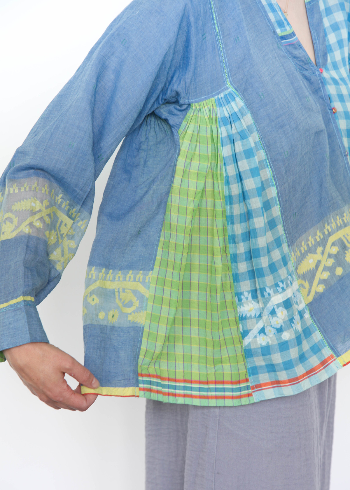 Injiri Shirt Jacket - chambray | Garmentory