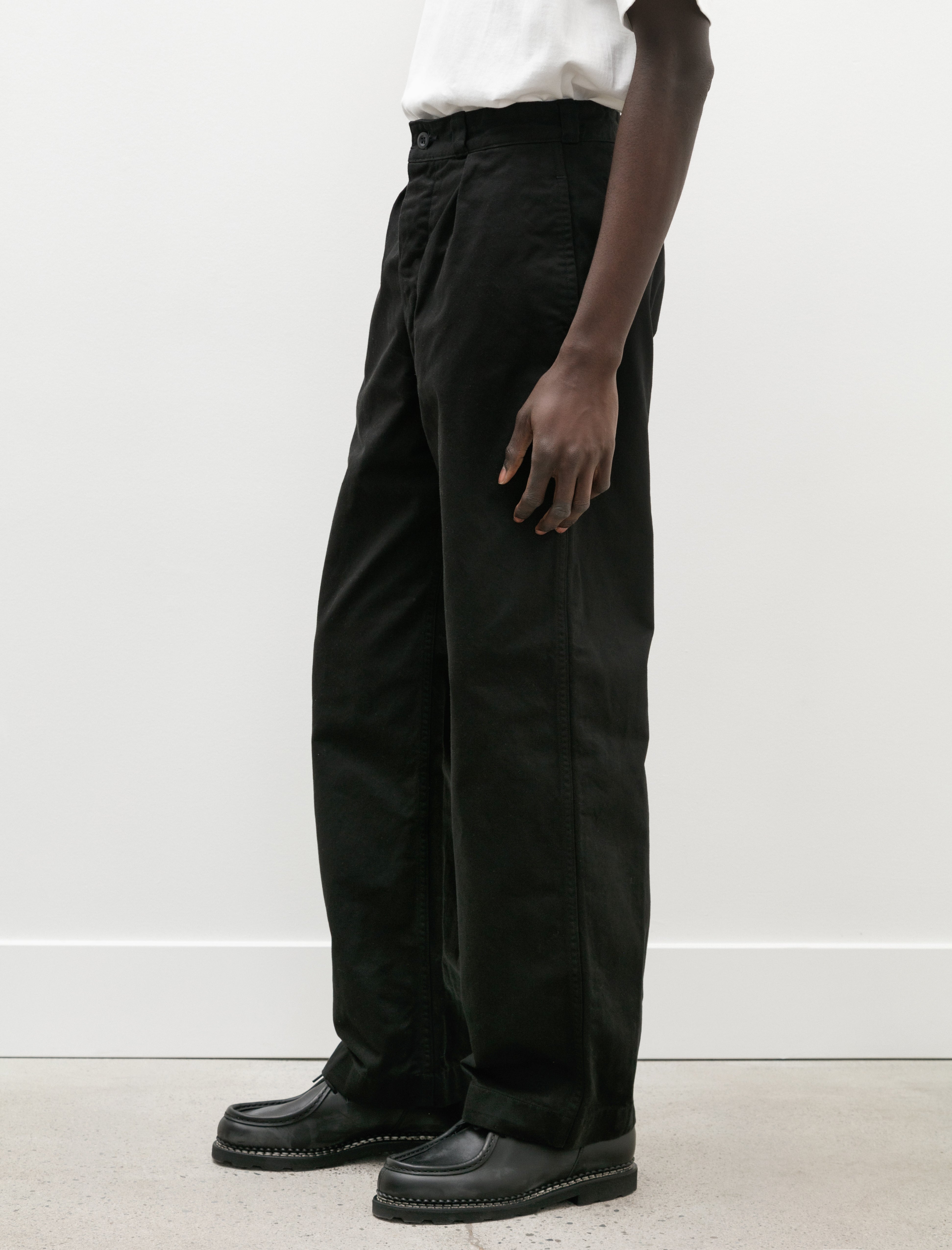 Orslow M-52 French Army Wide Fit Trouser - Black | Garmentory