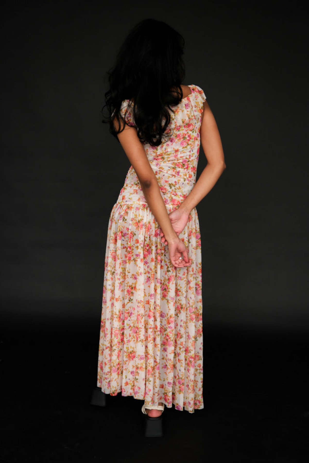 Tach Clothing Pyana Midi Dress - Floral | Garmentory