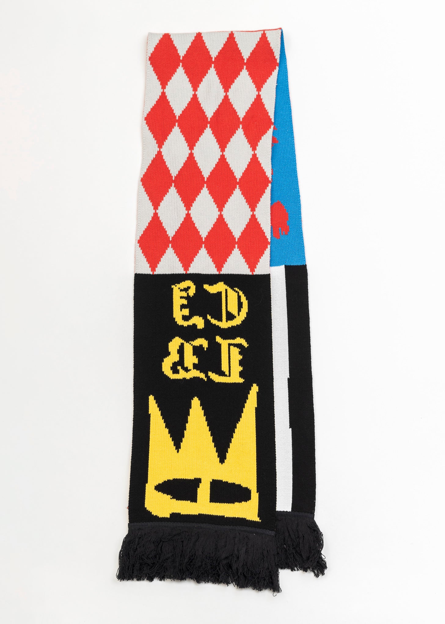 Charles Jeffrey HERALDRY FLAG FOOTBALL SCARF - Multi | Garmentory