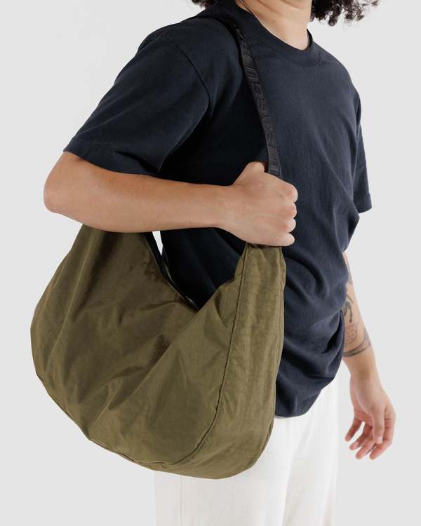 BAGGU Large Nylon Crescent Bag - Seaweed | Garmentory