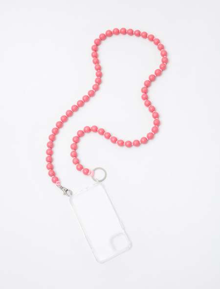 Ina Seifart Handykette iPhone Necklace - Natural/Pink | Garmentory