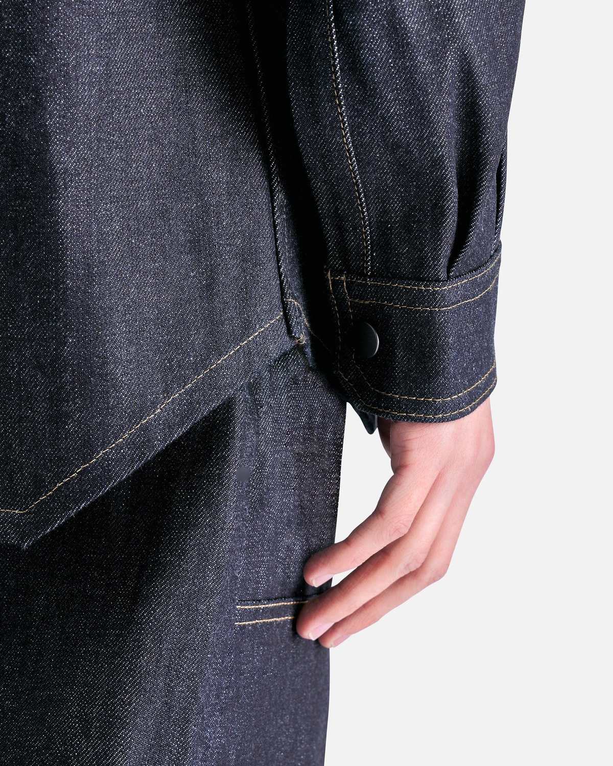 Rick Owens Outershirt - Indigo | Garmentory