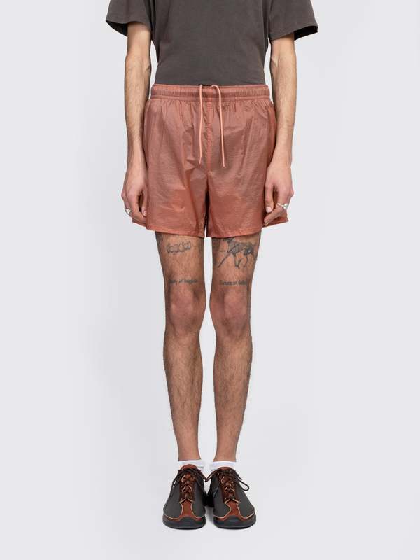 Our Legacy Tech Chintz Ripstop Drape Tech Trunks - Dust Peach | Garmentory