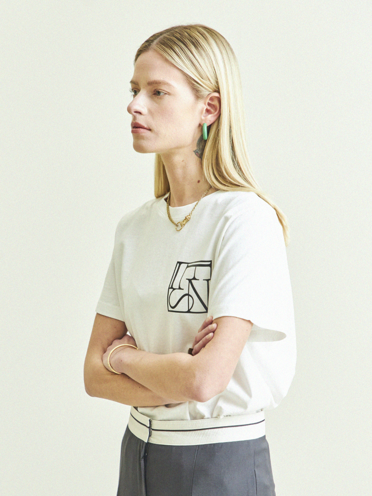 Maison De Ines Ines Logo T-shirt - White | Garmentory