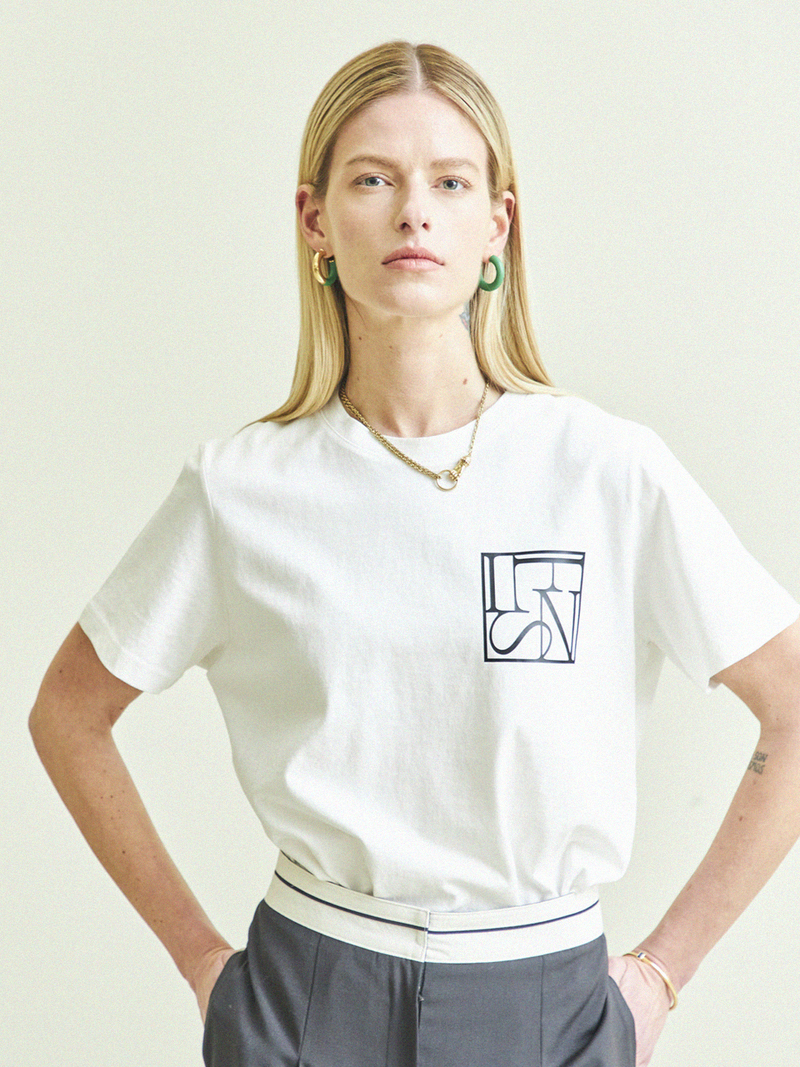 Maison De Ines Ines Logo T-shirt - White | Garmentory