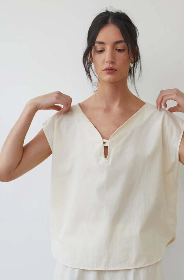 Wol Hide Split Neck Shell | Garmentory