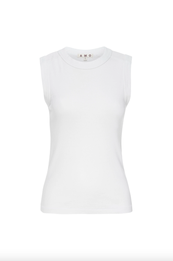 amo denim AMO Penny Tank - Eggshell | Garmentory