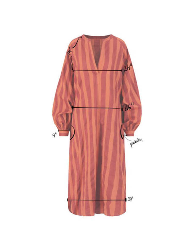 Kate Austin Designs Linen Ruby Dress - Garden Stripe | Garmentory