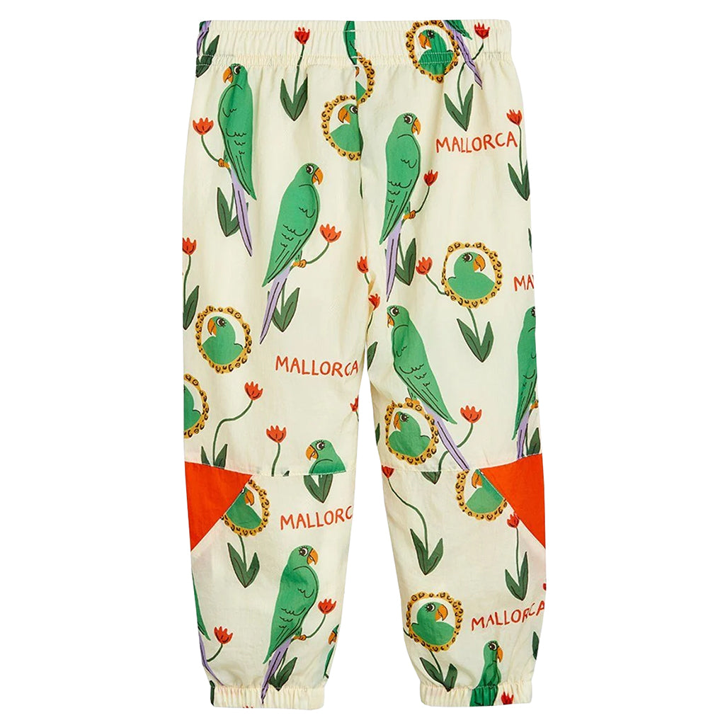 Kids Mini Rodini Child Parrots Tracksuit Pants - Multicoloured | Garmentory