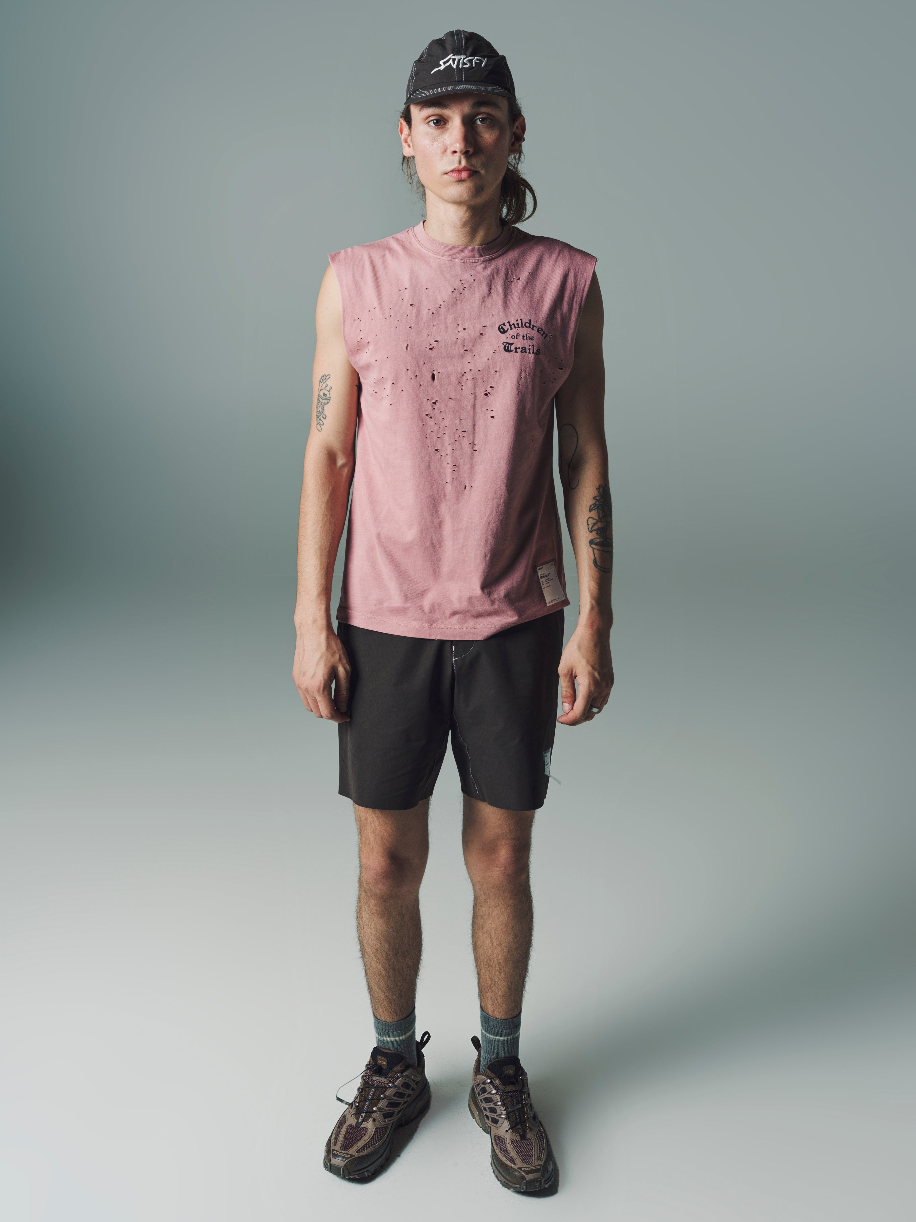 Aged Ash Rose MothTech Muscle Tee | Garmentory