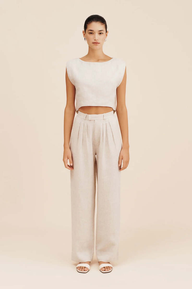 Posse Martina Crop Top - Natural | Garmentory
