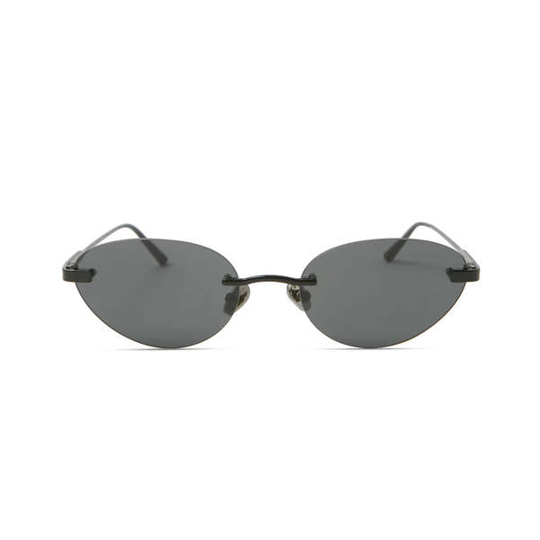 Elisa Johnson Trinity Sunglasses - Gloss Black | Garmentory
