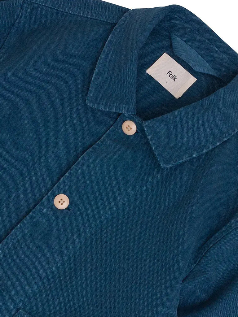 FOLK Prism Jacket - Ocean Blue Canvas | Garmentory