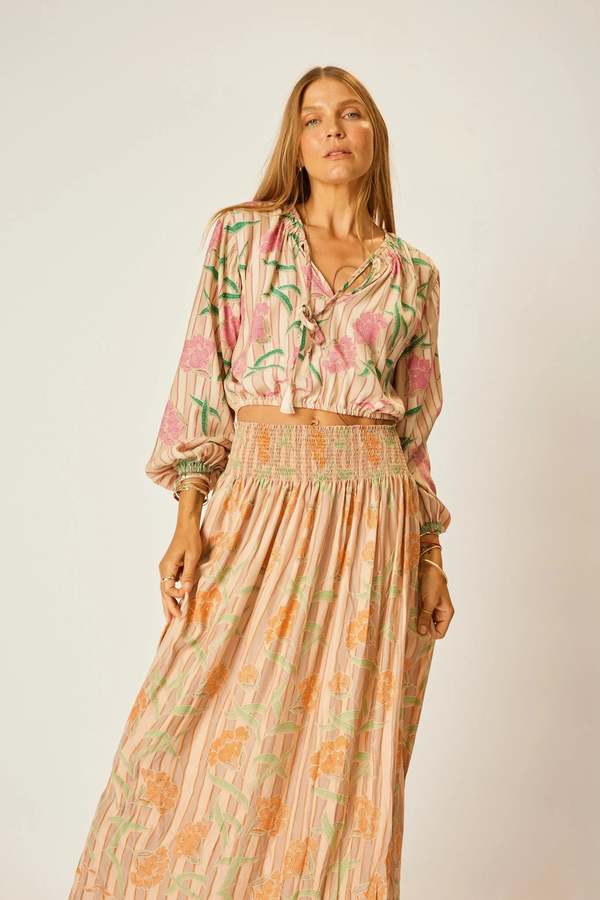 Natalie Martin Amelia Top - Chamomile Rose | Garmentory