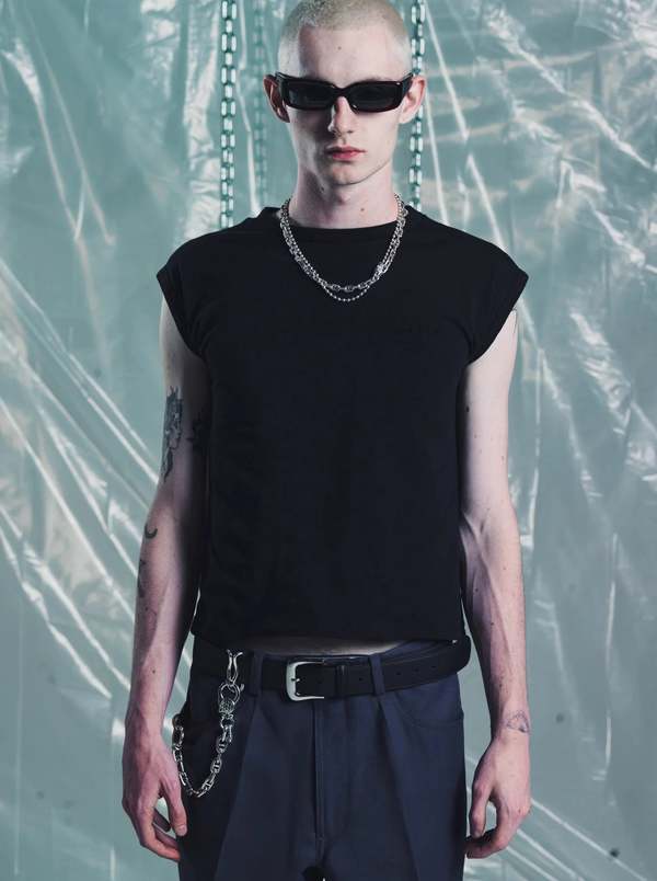 SECOND/LAYER Niagara Muscle Tee - Black | Garmentory