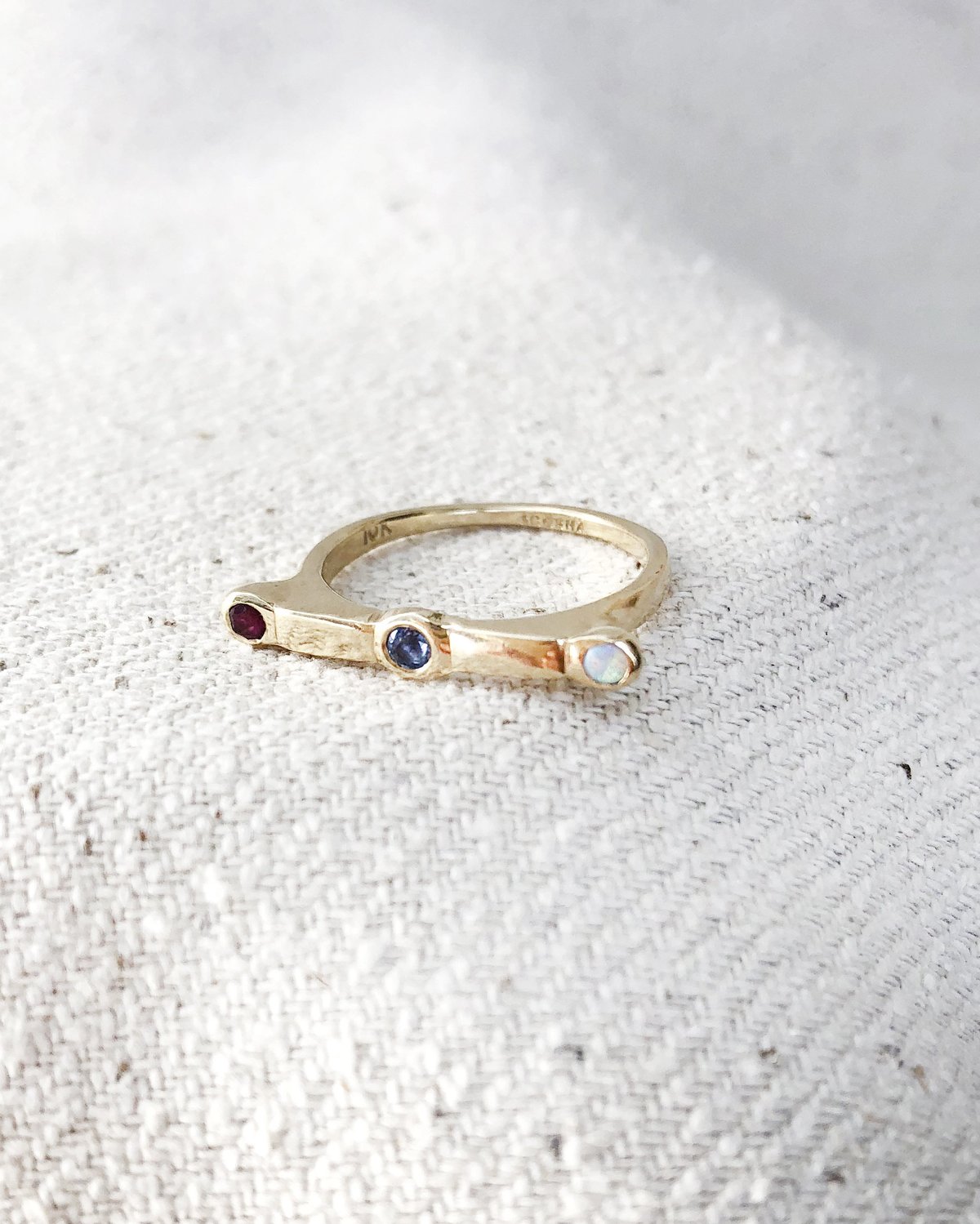 Scosha Triple Bezel Bar Stack | Garmentory