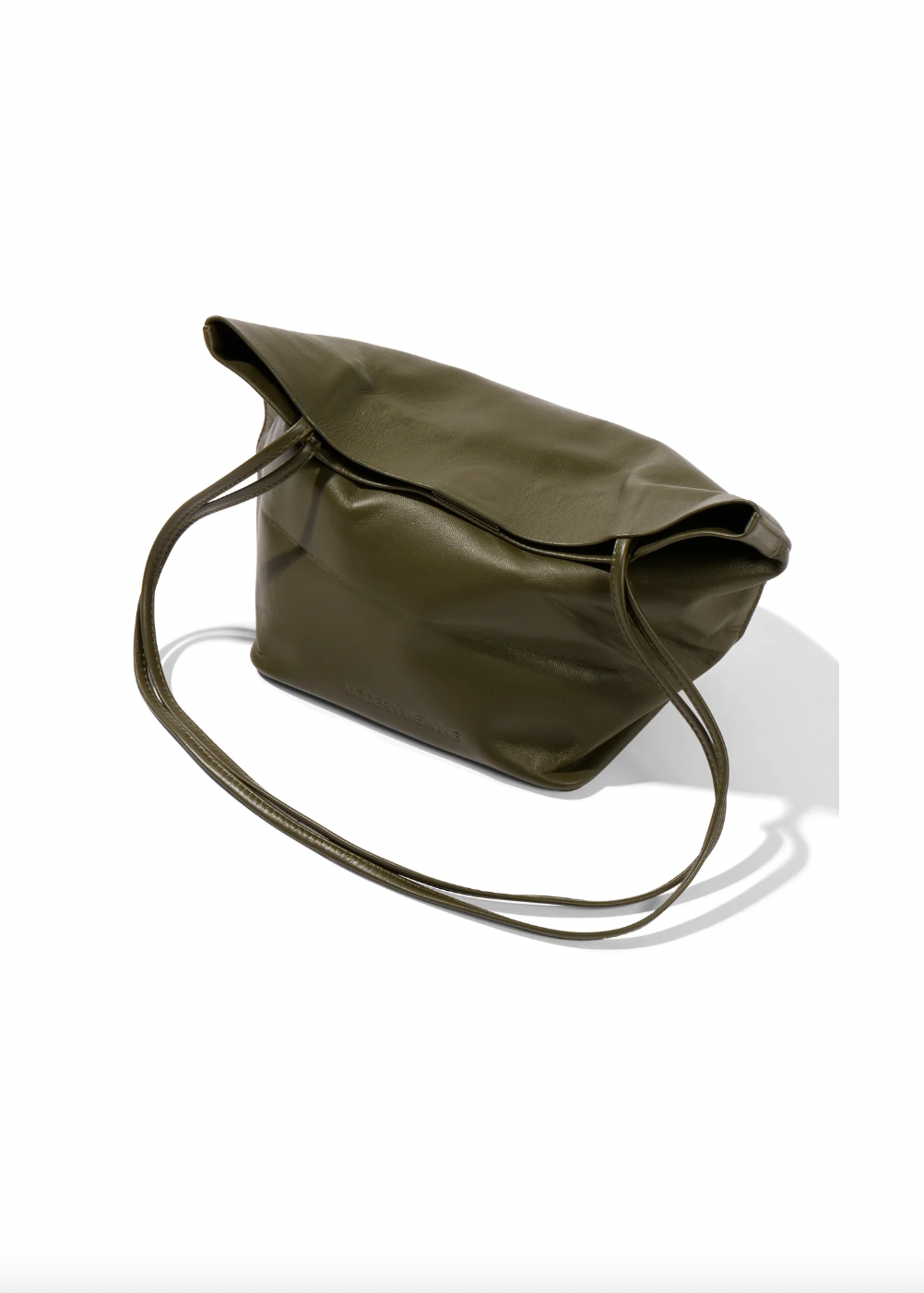 Modern Weaving Relaxed Basket - Army | Garmentory