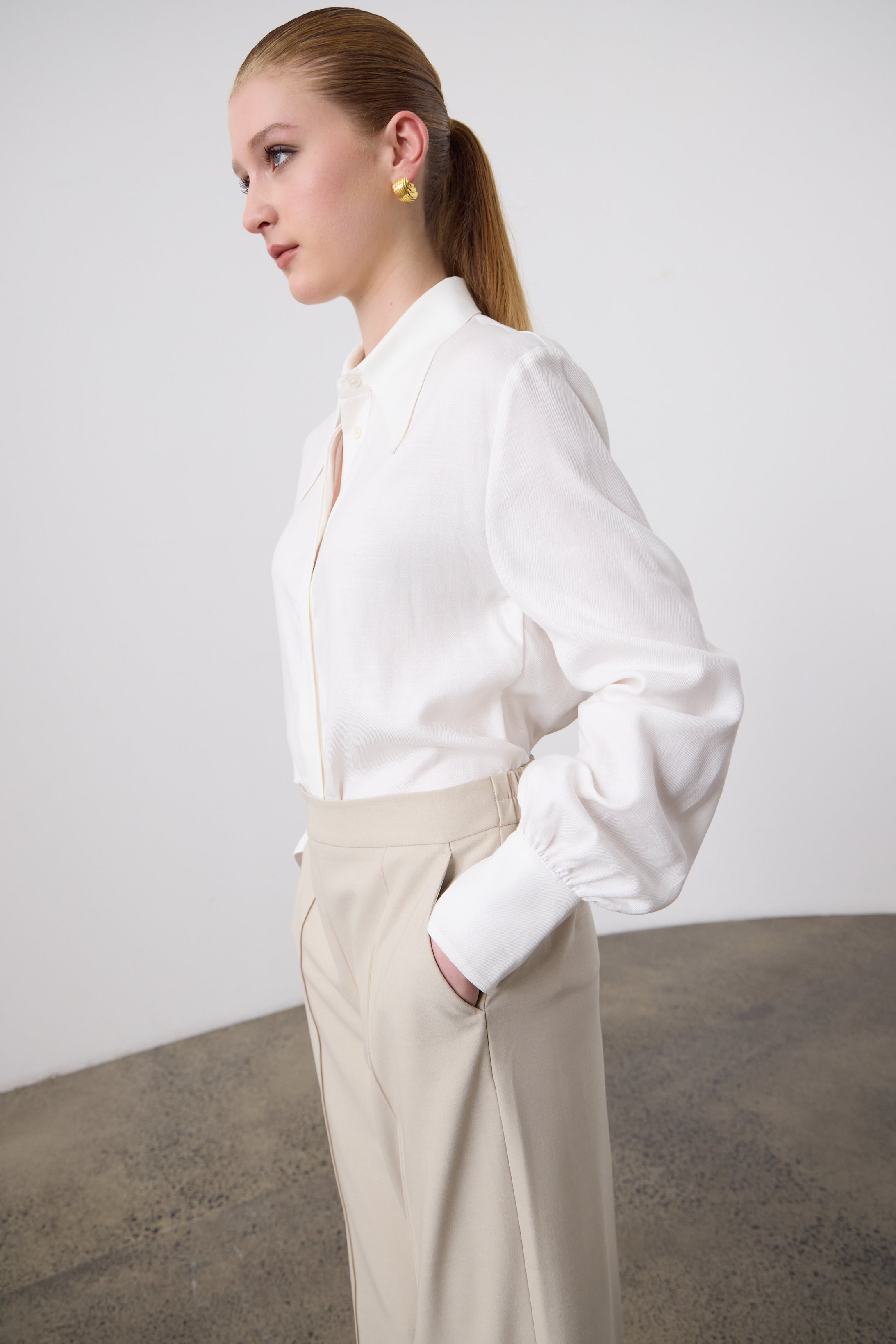 Laing Home Dominic Shirt - Milk | Garmentory