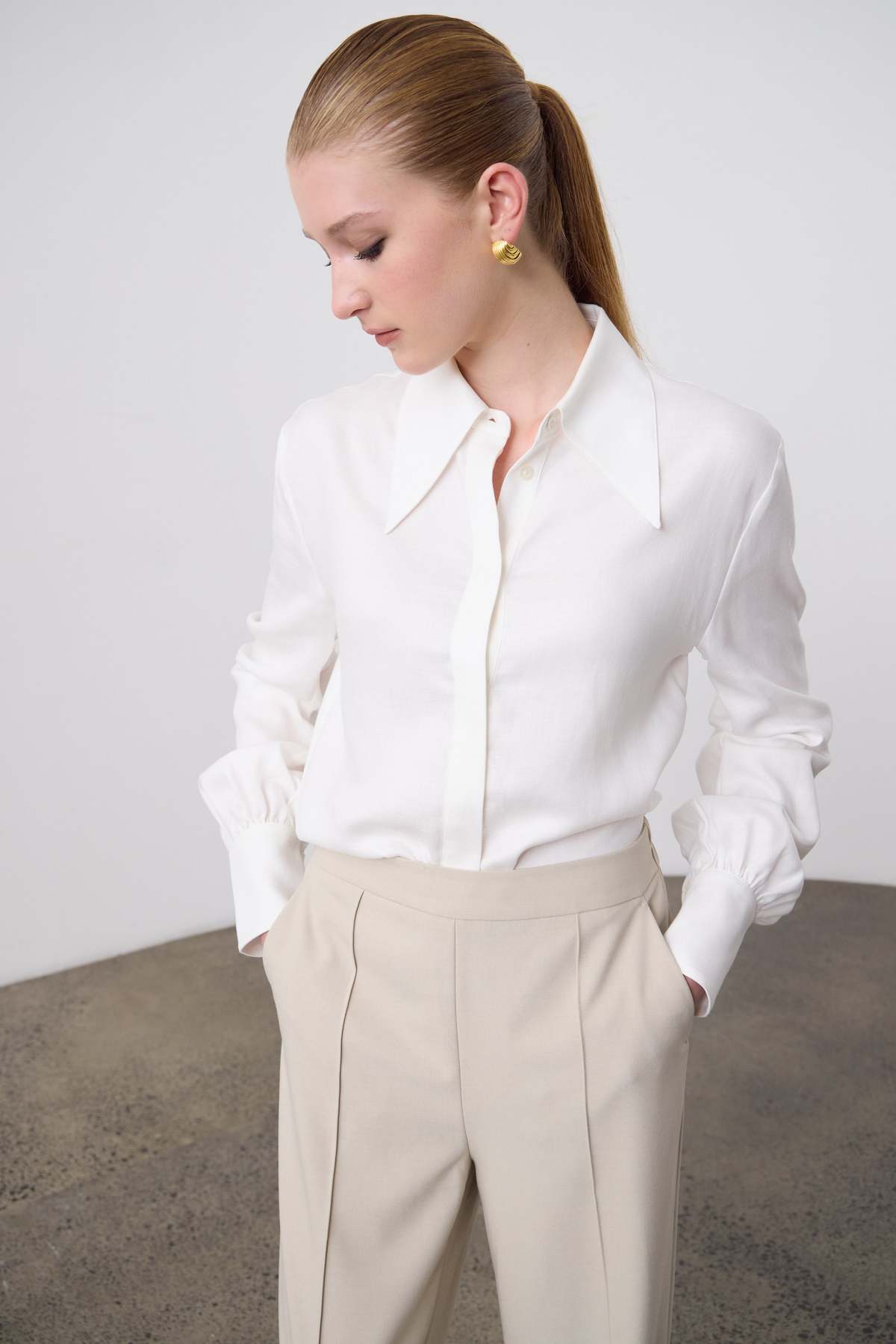 Laing Home Dominic Shirt - Milk | Garmentory