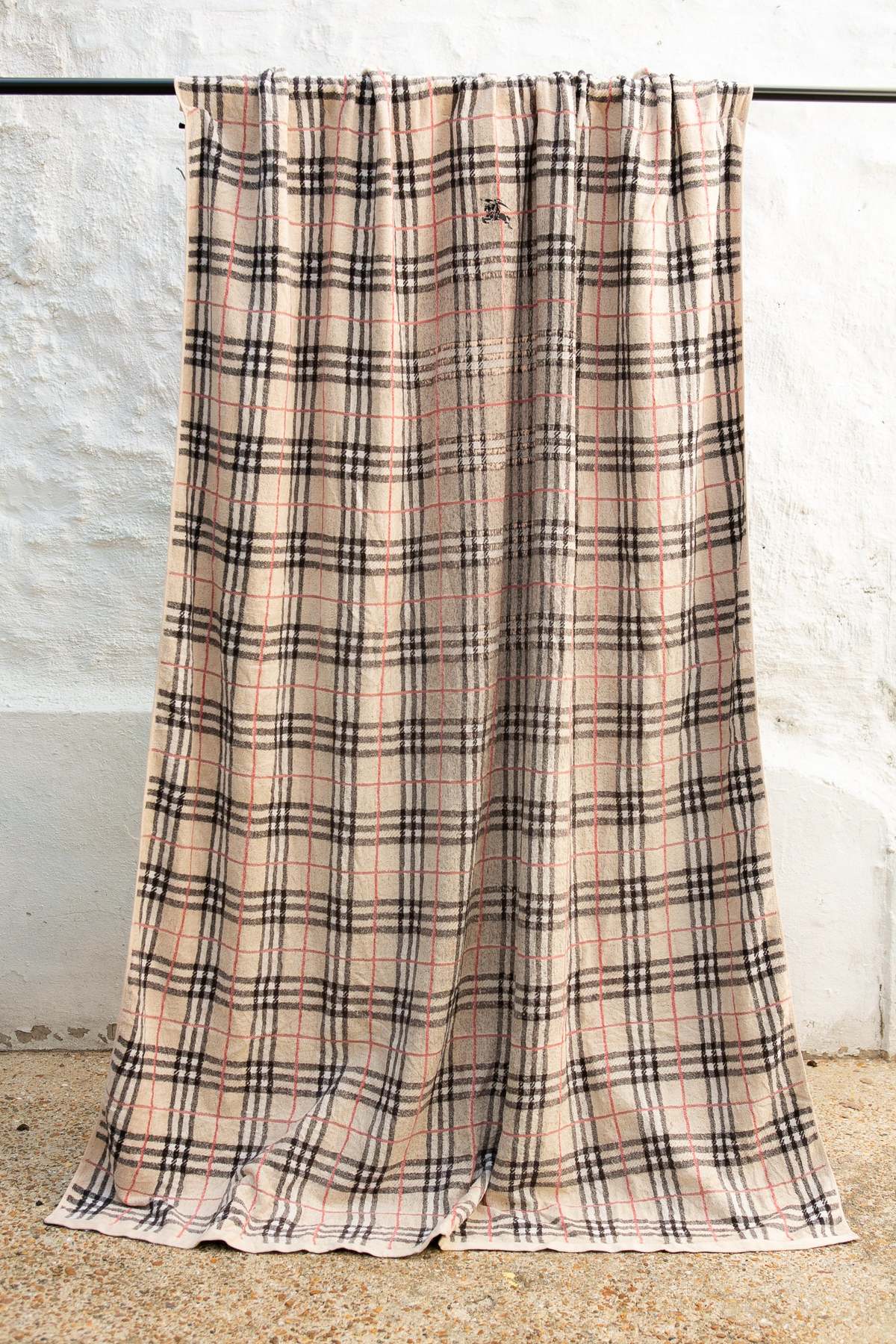 Burberry Check Print Towel - beige | Garmentory