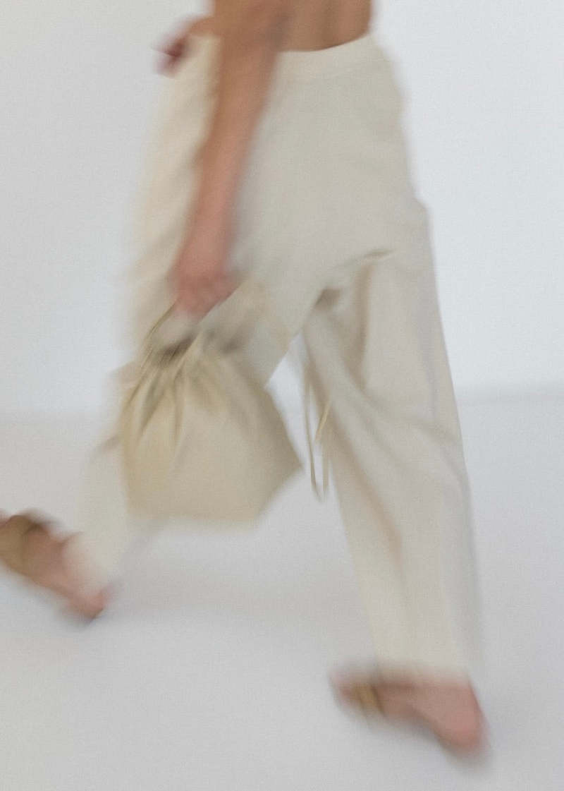 Modern Weaving Square Gathered Bucket - Butter | Garmentory