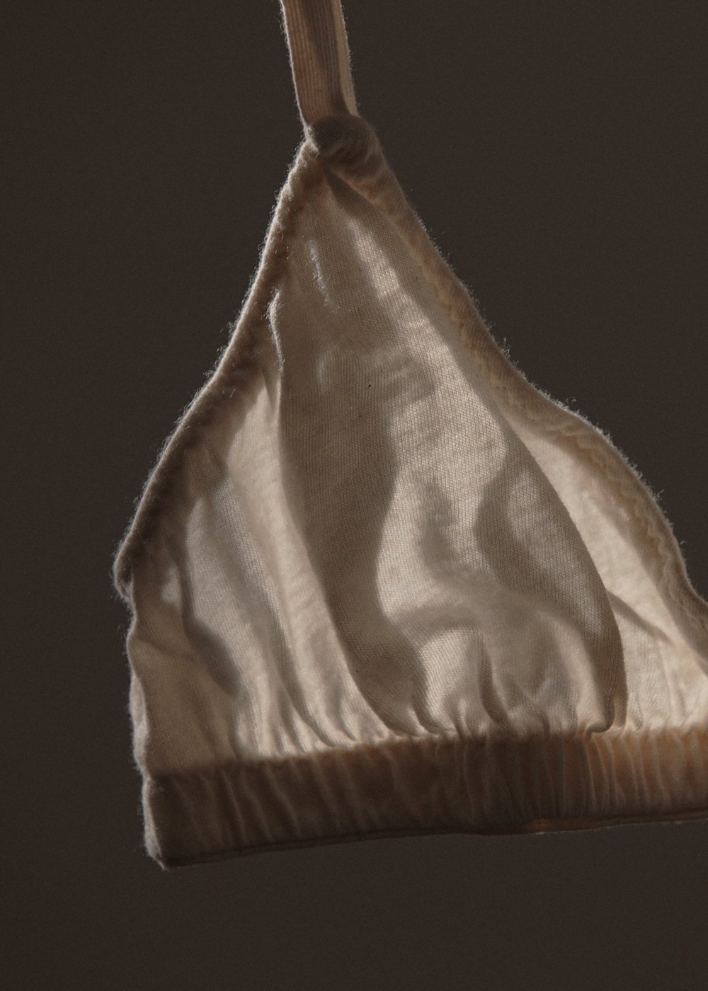 Pansy x Lauren Manoogian Bone Cashmere Bra | Garmentory