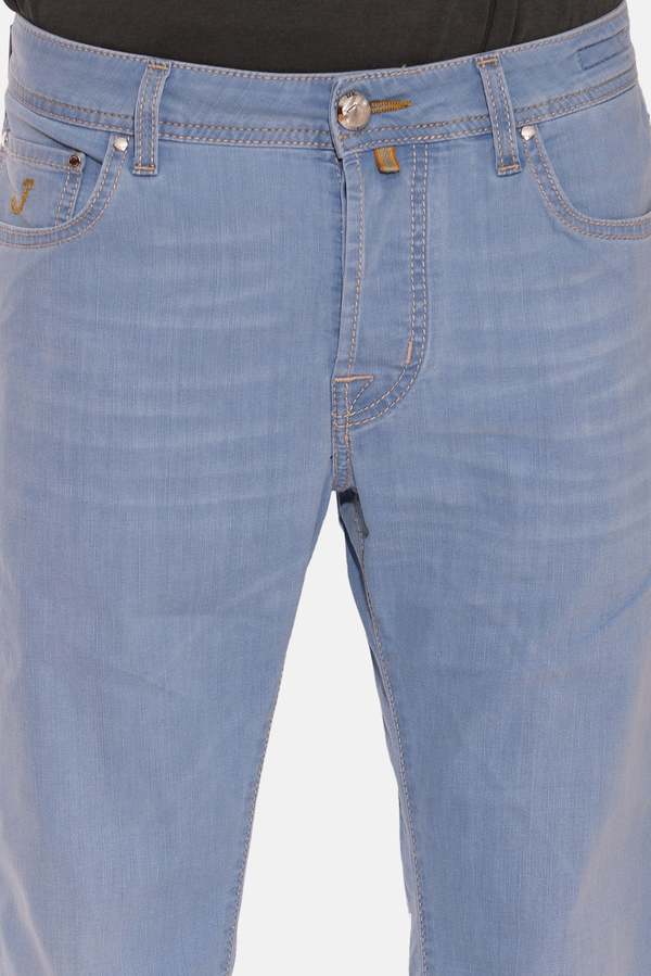 Jacob Cohen Bard 8oz Slim Fit Denim - Powder Blue | Garmentory