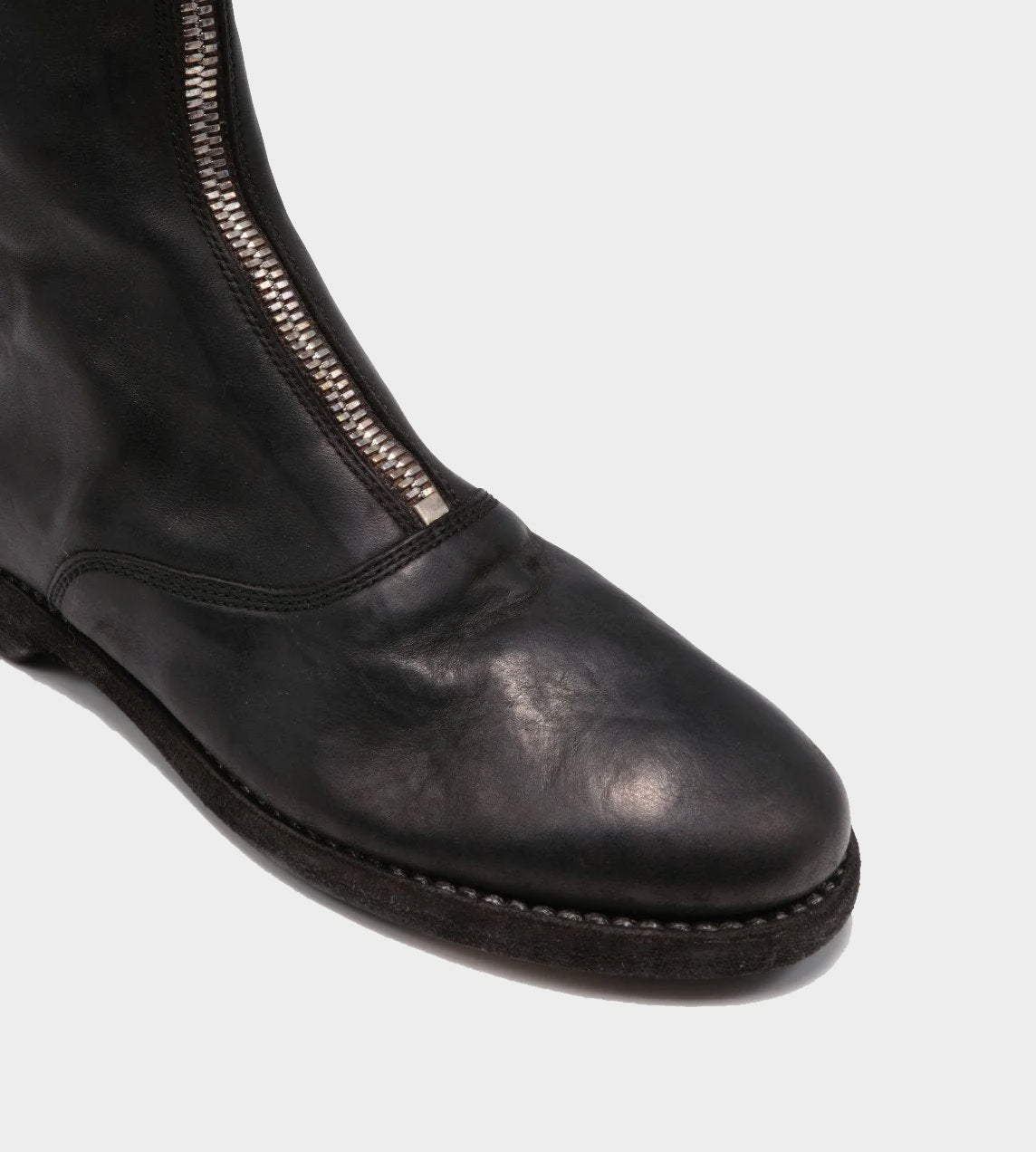 Guidi Front Zip Boot - Black | Garmentory