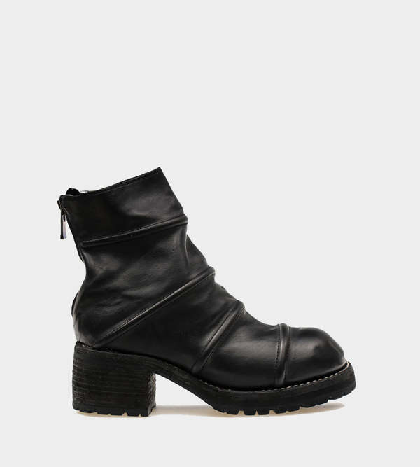 Guidi R22V Back Zip Boot Full Grain boot - Black | Garmentory