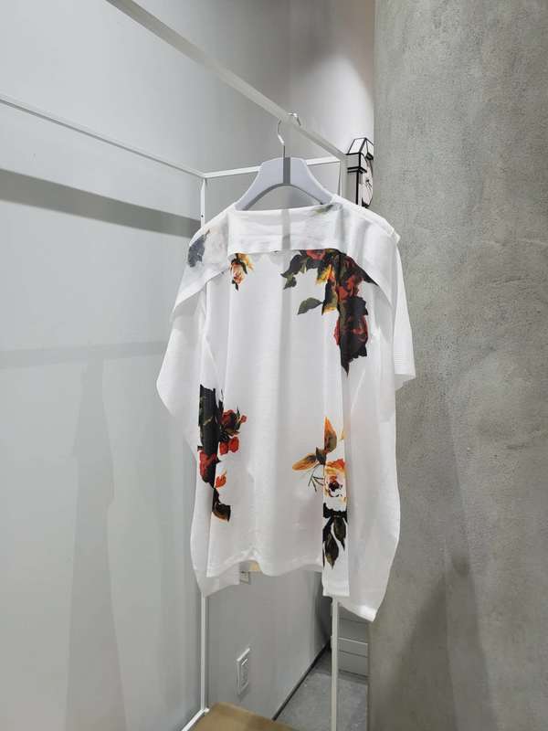 Toga Pulla Floral Print Ruffle Vest - White | Garmentory