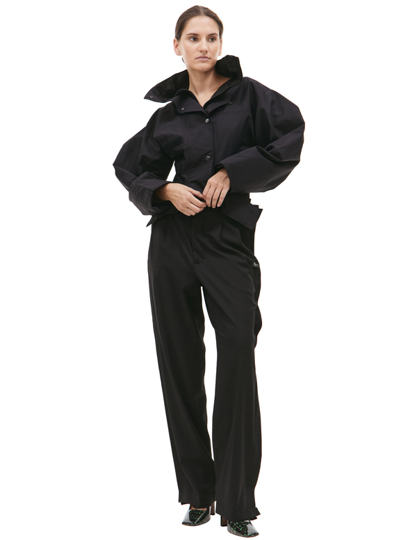 PROTOTYPES High collar jacket - black | Garmentory