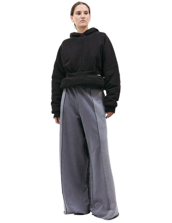 PROTOTYPES padded hoodie sweater - black | Garmentory