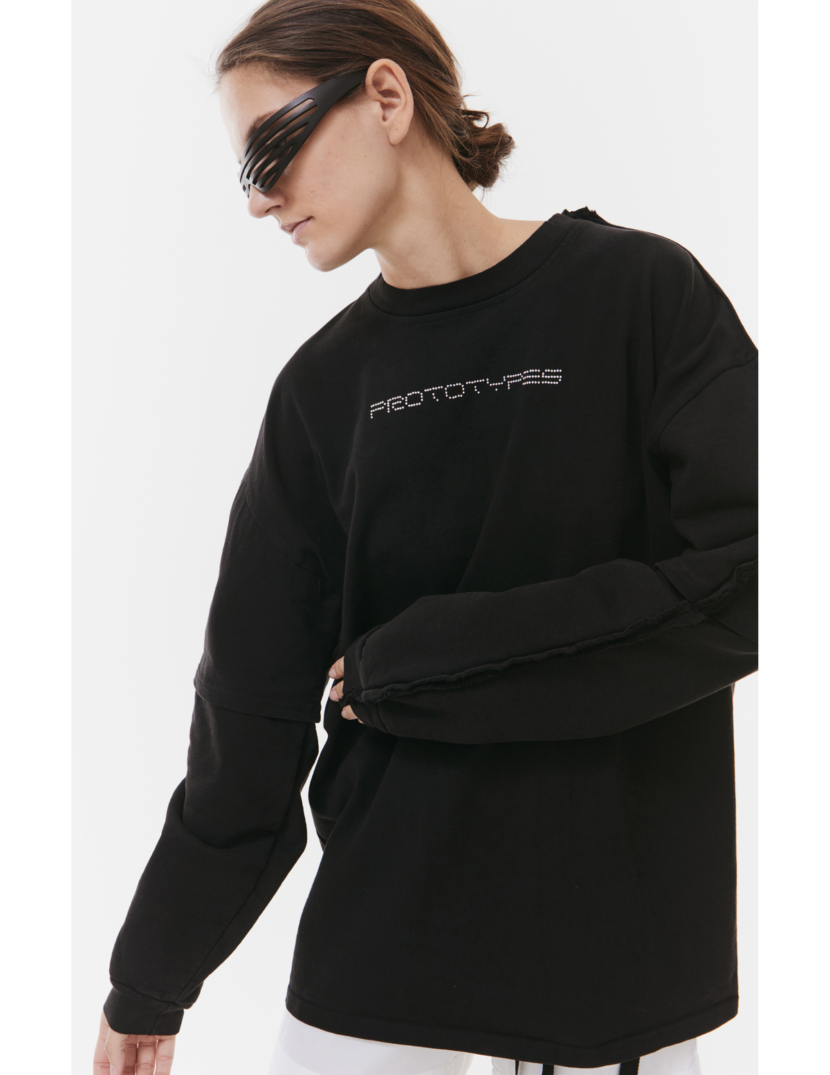 PROTOTYPES Logo longsleeve - black | Garmentory