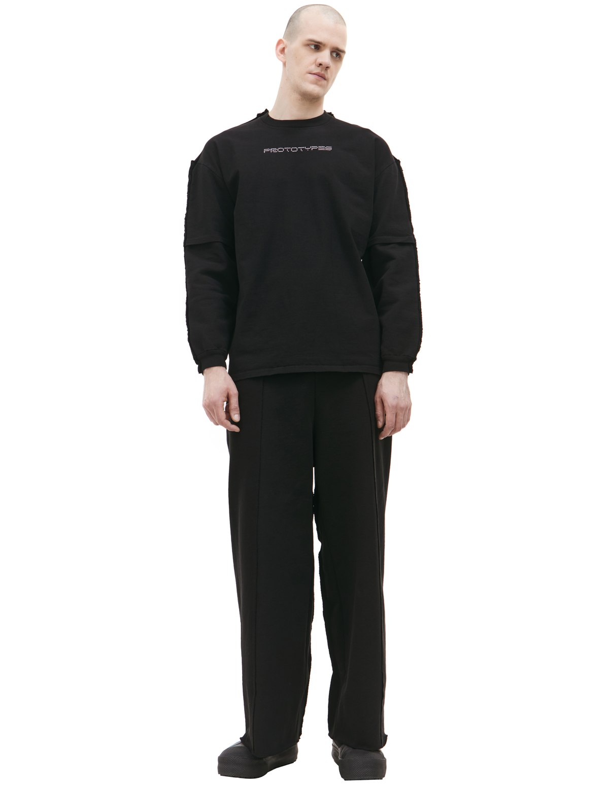 PROTOTYPES Logo longsleeve - black | Garmentory